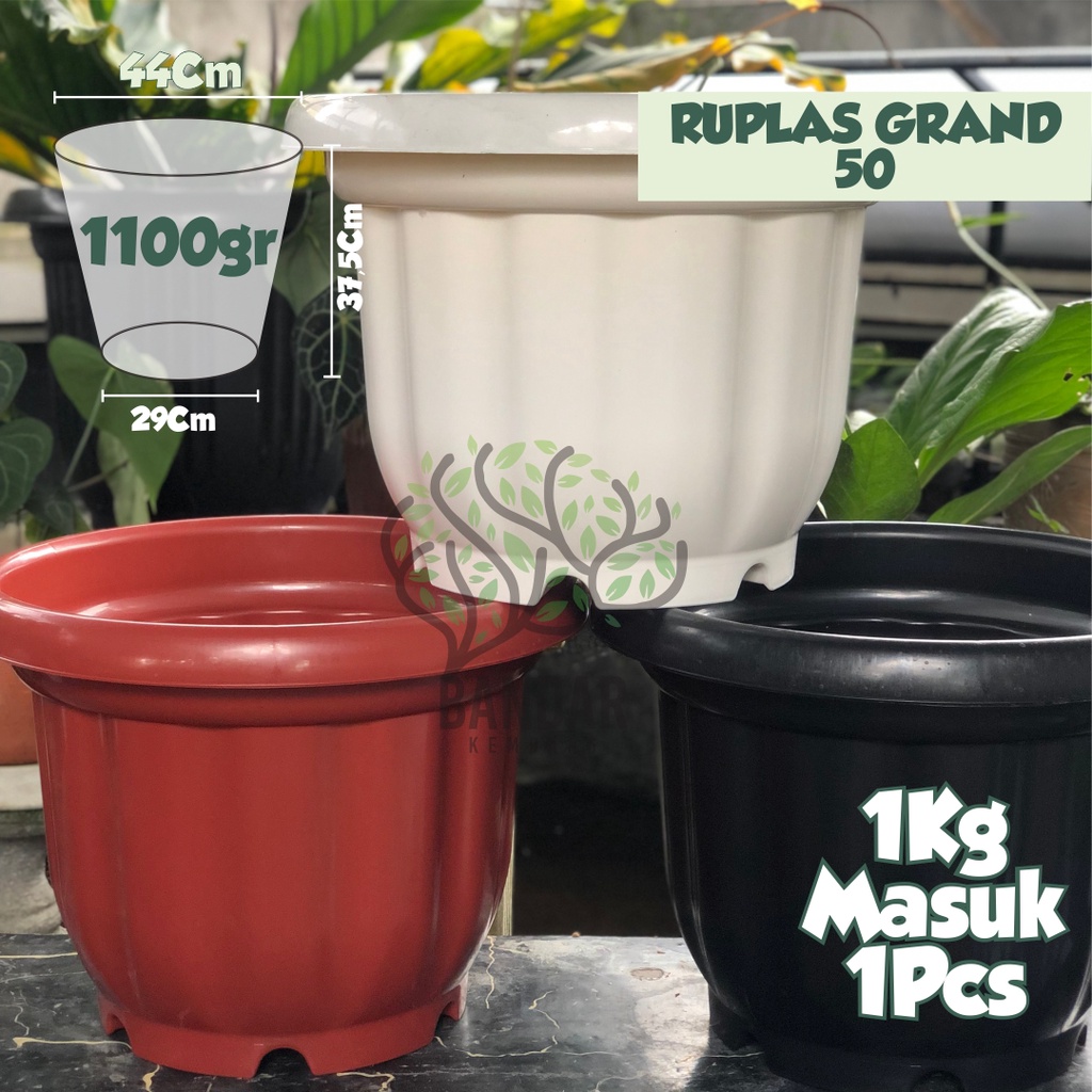 Jual Pot Besar 50cm Ruplas Grand 50 Pot Besar Tanaman Hias | Shopee ...