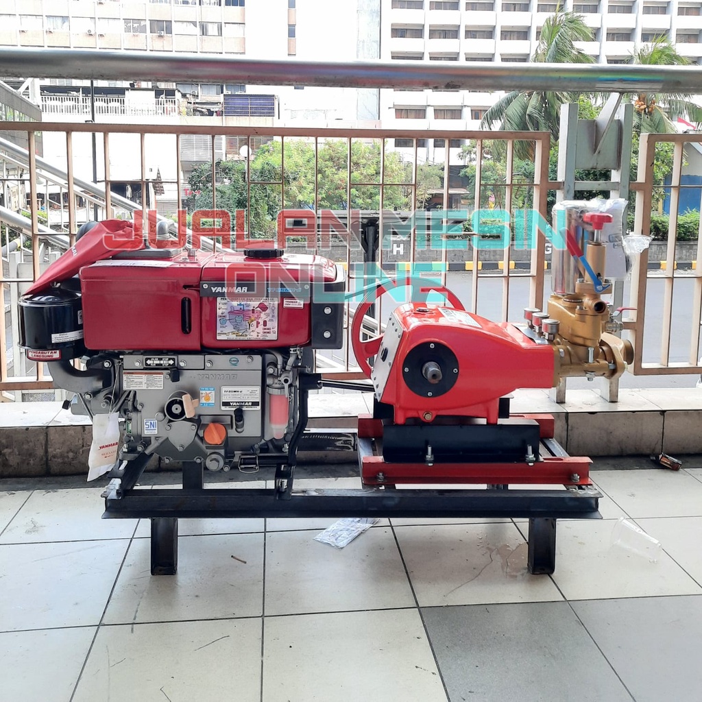 Jual Mesin Steam Sanchin SC 120 + Engine Yanmar 8 HP TF85MH cuci motor ...