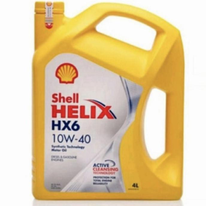 Jual Shell Helix Hx6 10W40 4L Api Sn Plus Acea A3/B3 | Shopee Indonesia