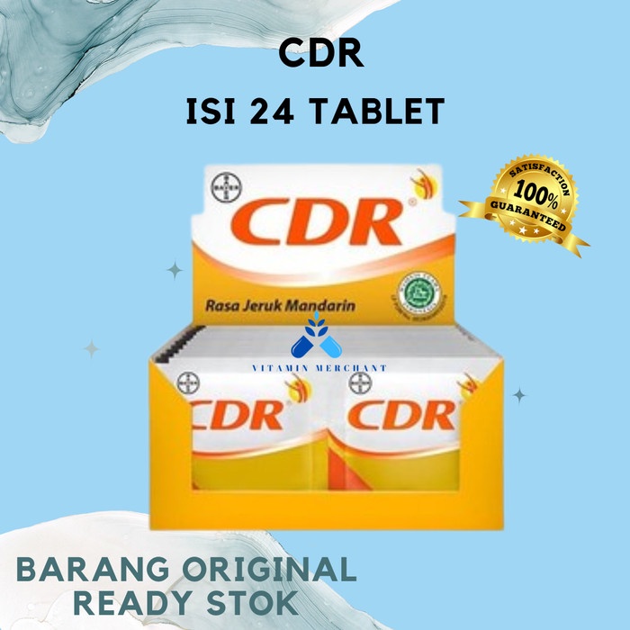 Jual CDR EFFERVESCENT 2'S TABLET X 12'S STRIP BAYER ( BOX ) / KALSIUM ...
