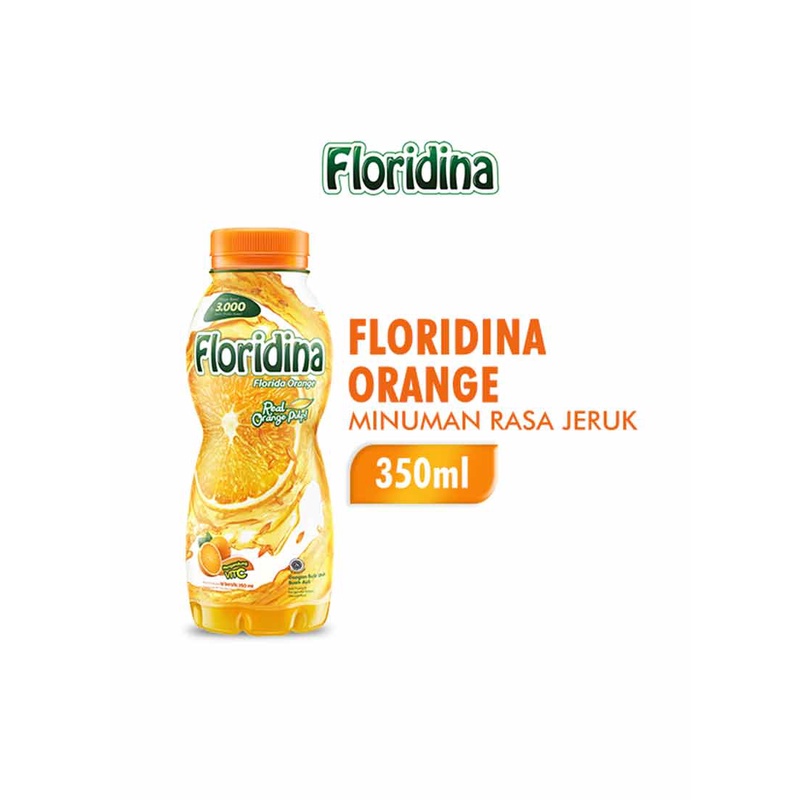 Jual FLORIDINA Orange Minuman Siap Minum Botol 350ML | Shopee Indonesia