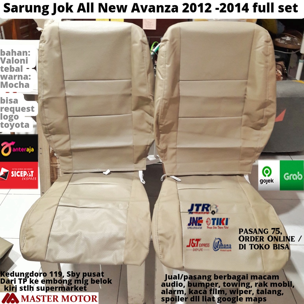 Jual Sarung Jok All New Avanza Xenia 2012 2013 2014 VALONI TEBAL Mocha ...