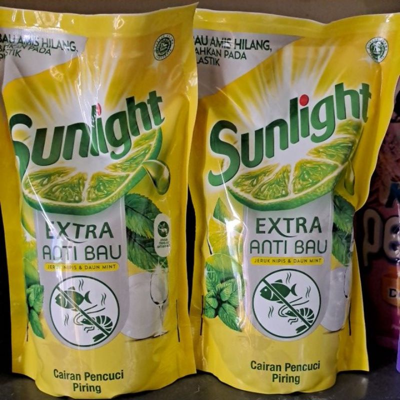 Jual Sunlight Extra Anti Bau 700 ml / sabun cuci piring sunlight extra ...