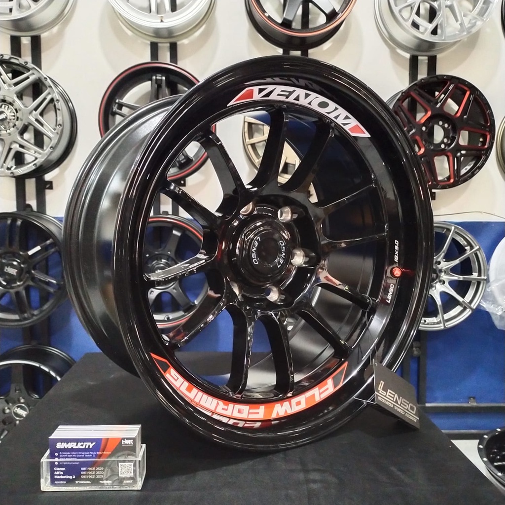 Jual Velg Mobil Lenso Venom Flow Forming R18 Mobil Pajero Fortuner ...