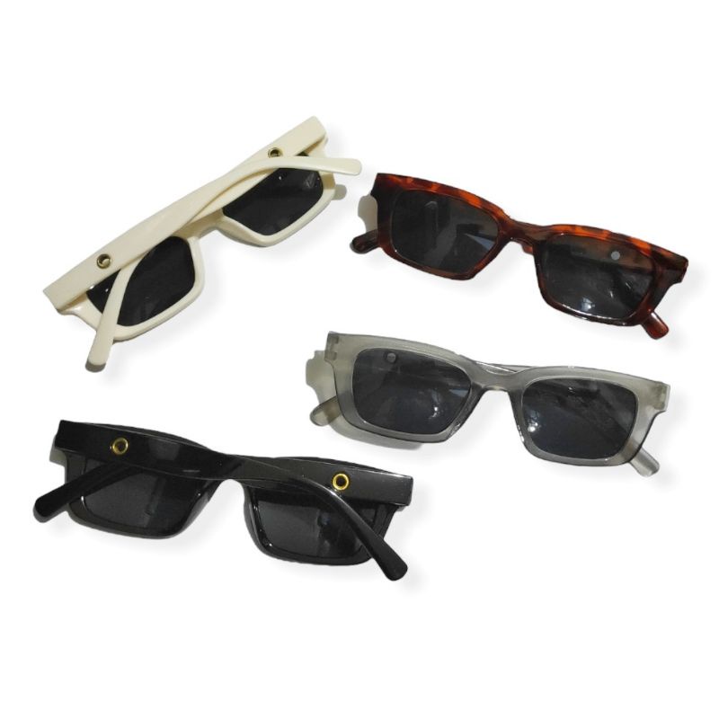 Jual Kacamata Hitam Frame Trapesium Fashion Sunglasses Trapezoid Frame ...