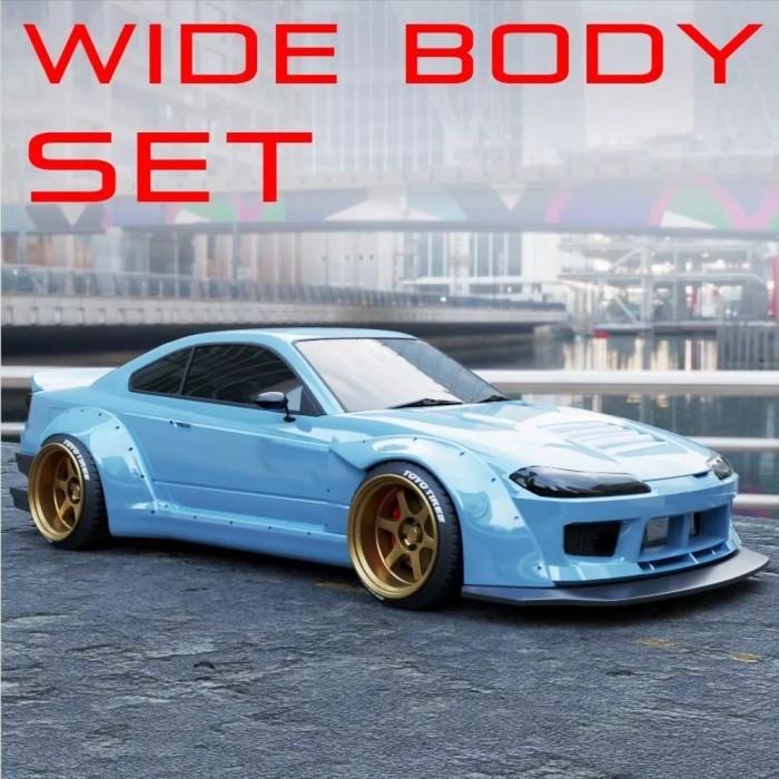 Jual Wide bodykit Set for Silvia S15 1/24 mokit model kit | Shopee Indonesia
