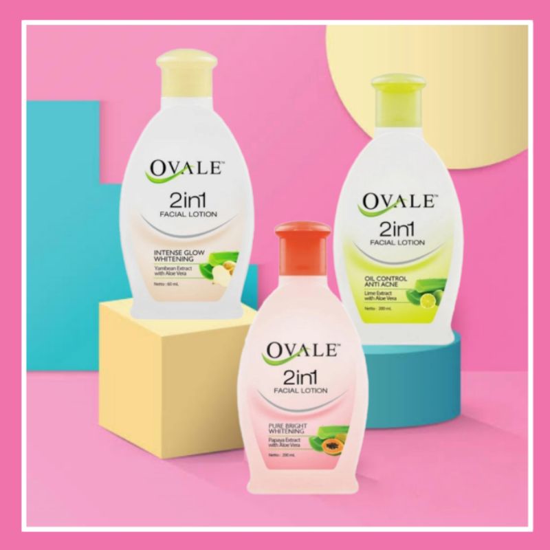 Jual Ovale Facial Lotion 200ml 2in1 | Shopee Indonesia