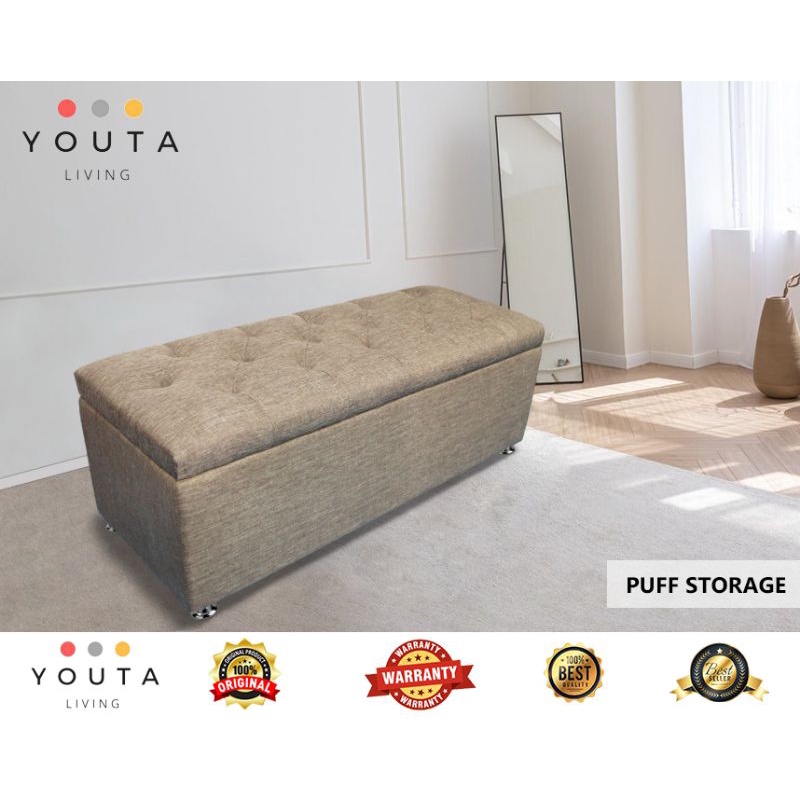 Jual PUFF SOFA STORAGE / KOTAK PANJANG | Shopee Indonesia