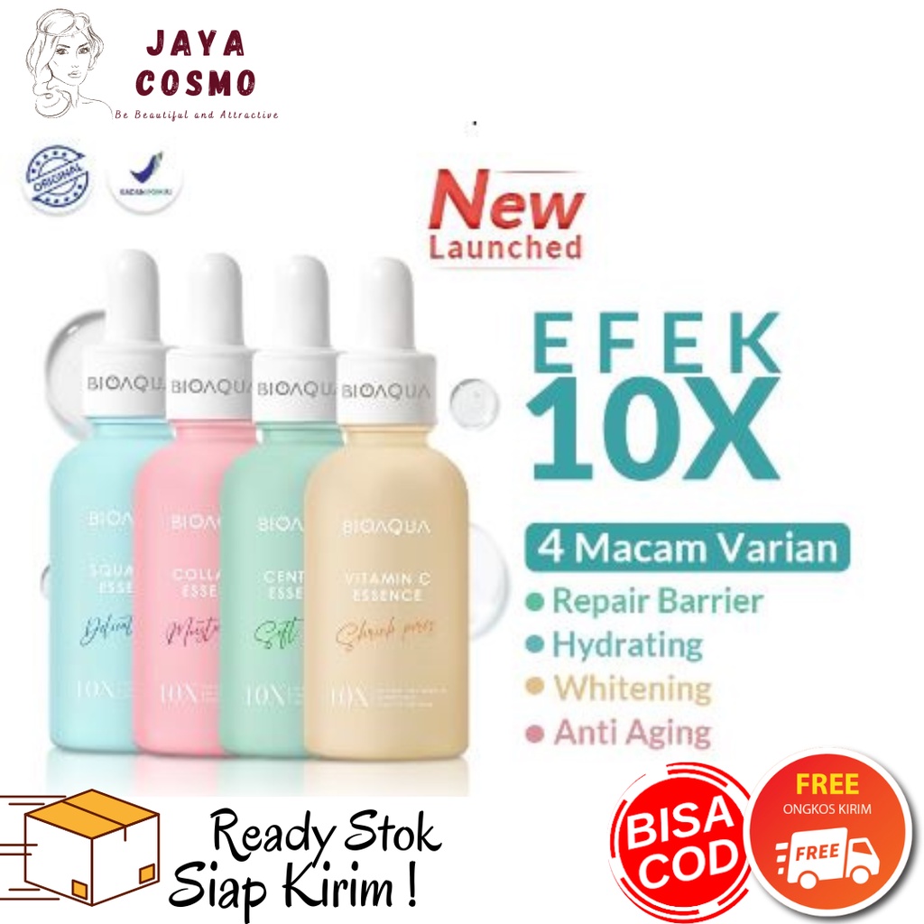 Jual BIOAQUA Efek 10X Serum Series Collagen Anti aging/ Centella ...