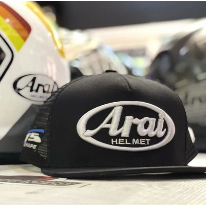 Jual Topi Motor Bikers Premium Embroidery Logo Aral Quality Distro ...