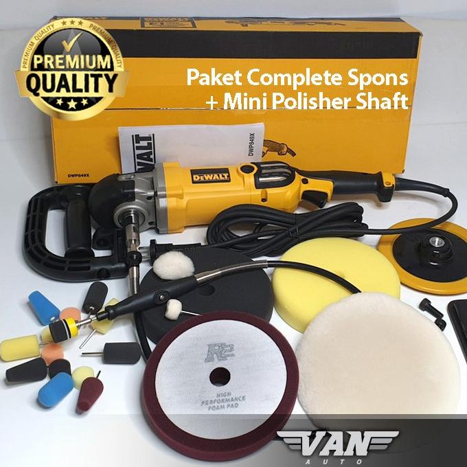 Jual Mesin Poles Mobil 7" Dewalt / Mini Polisher Shaft / Mesin Poles 7 ...