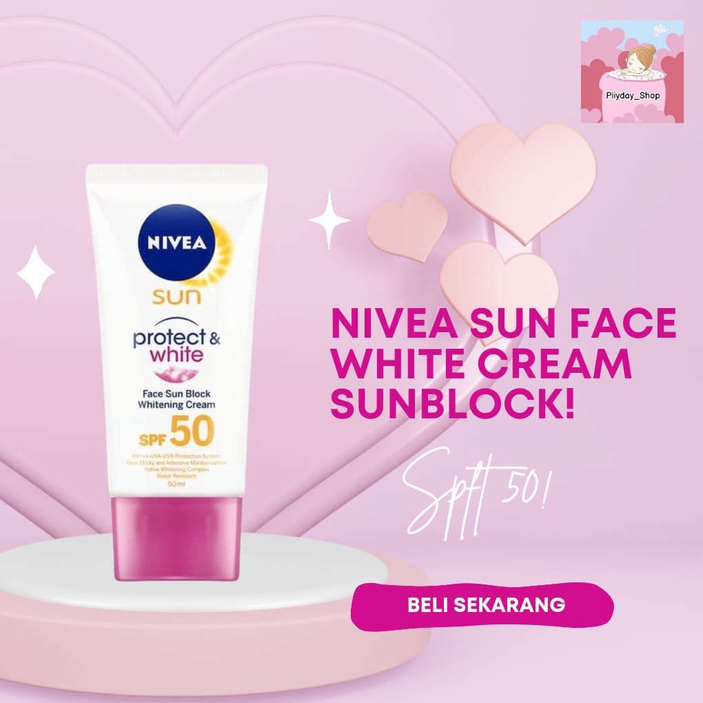 Jual Nivea Sun Protect & White Sun Block Whitening Cream SPF 50 50ml ...