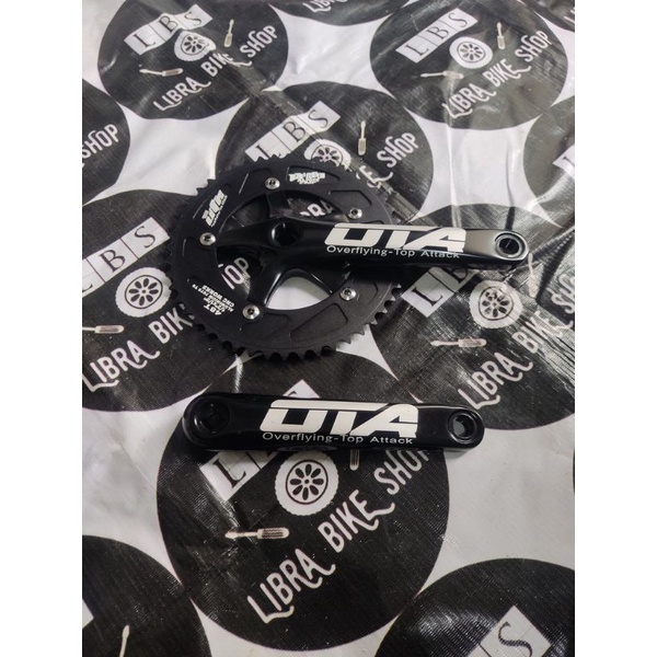 Jual CRANK SET OTA MUSCLE FIXIE FIX GEAR 48T AL7005 HITAM | Shopee ...