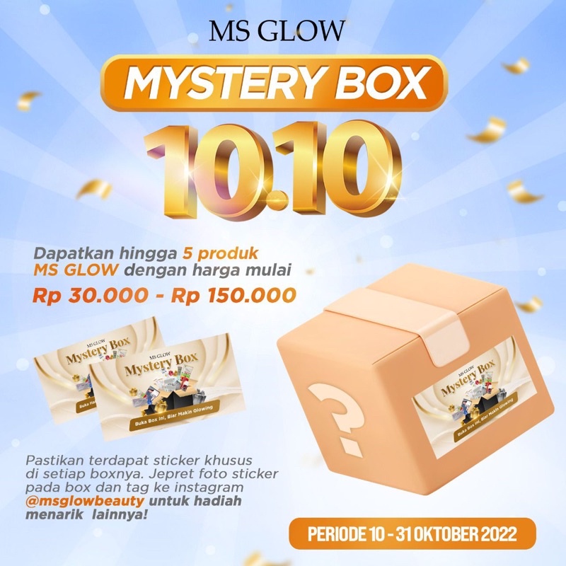 Jual MYSTERY BOX MS GLOW | Shopee Indonesia