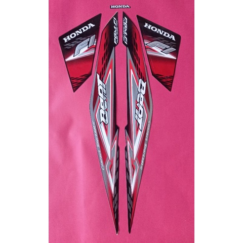 Jual Stiker striping honda beat fi 2014 warna hitam | Shopee Indonesia