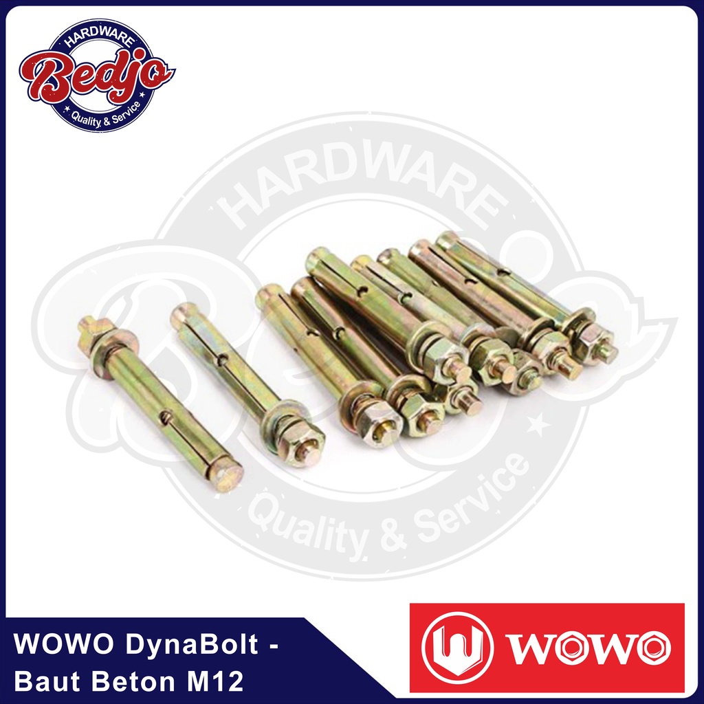 Jual Wowo Dyna Bolt M 12 - Dynabolt Baut Beton M12 | Shopee Indonesia
