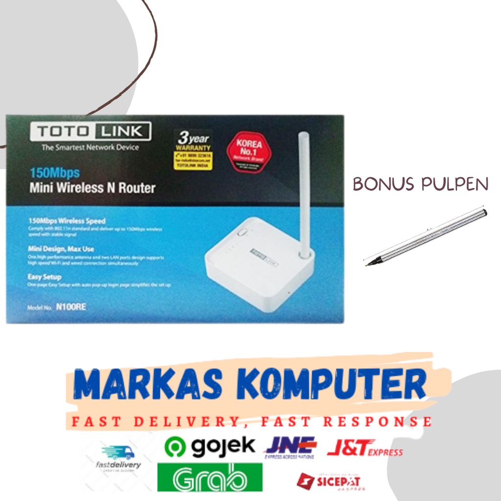 Jual TOTOLINK N100RE Wireless N Router 150Mbps - TOTOLINK | Shopee ...