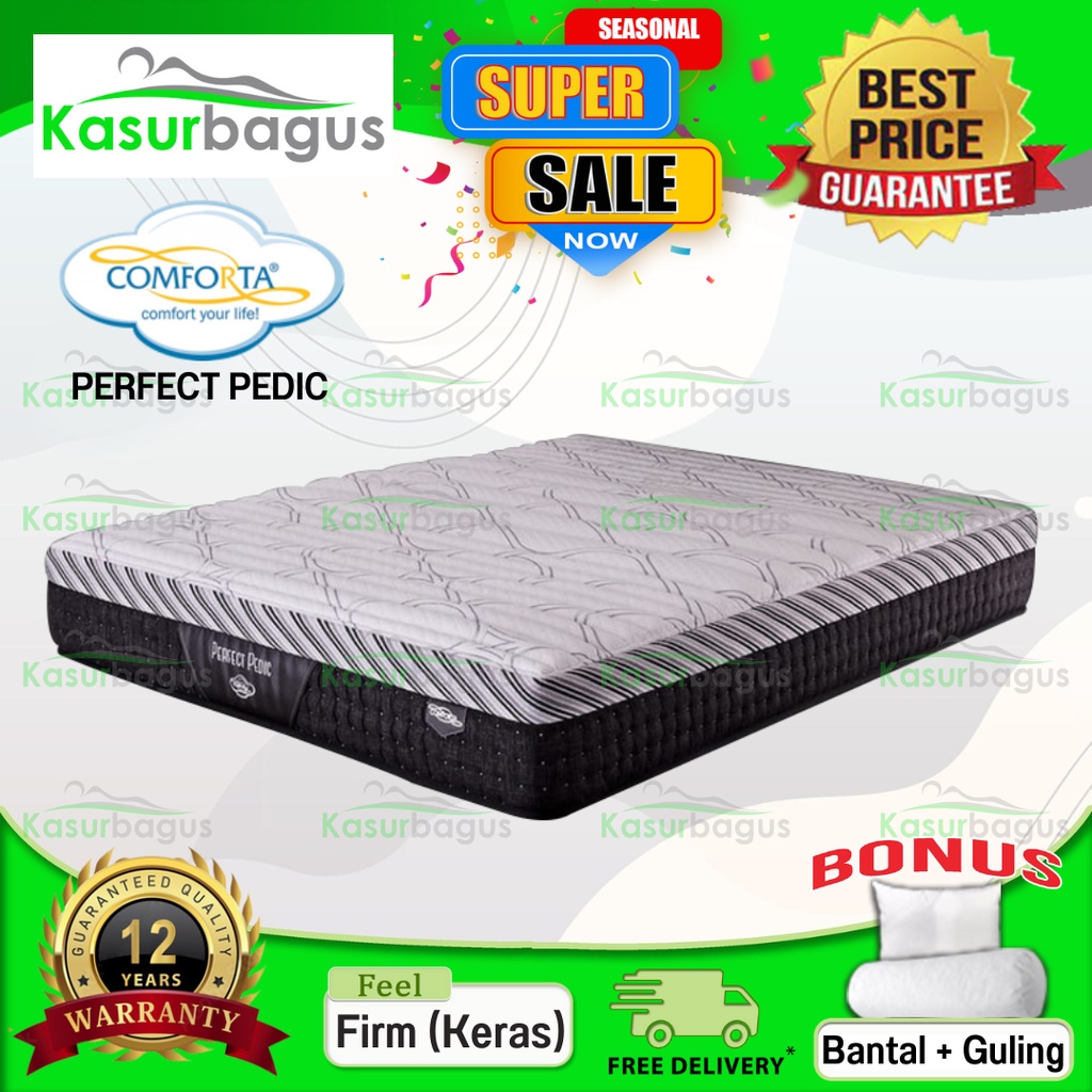 Jual Comforta Kasur Springbed Perfect Pedic Kasur Saja 160 180 200 90