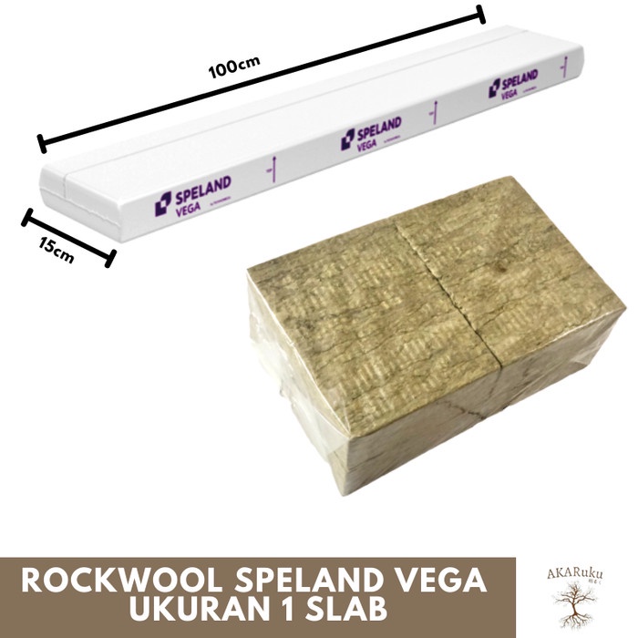 Jual Media Tanam Rockwool Speland 1 Slab 100X20X7,5 Cm | Shopee Indonesia