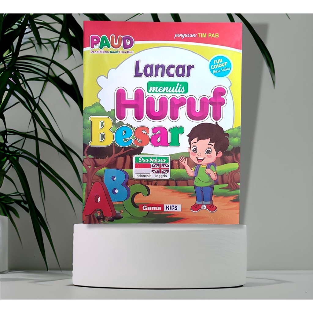 Jual PAUD : Lancar Menulis Huruf Besar - Buku Belajar PAUD Full Color ...