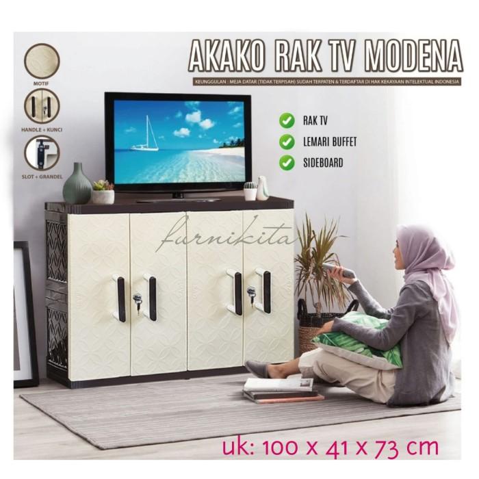 Jual Meja Rak Tv Akako Modena Meja Tv Plastik Meja Tv Minimalis Modern ...