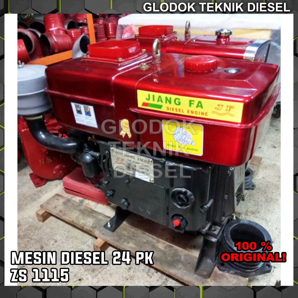 Jual Mesin Diesel 24 PK ZS 1115 24 HP Engine Diesel Machine Penggerak ORIGINAL TERBAIK | Shopee ...
