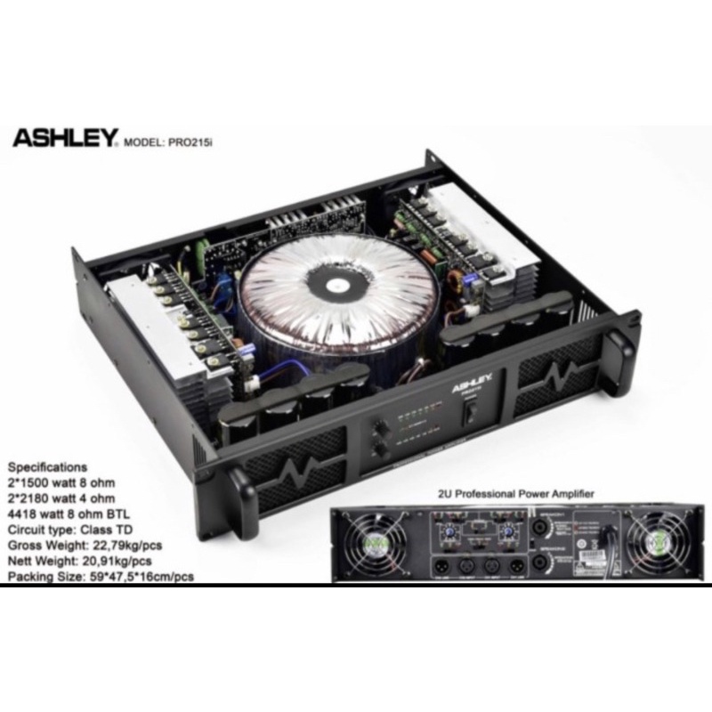 Jual Power ashley Pro 215i original | Shopee Indonesia