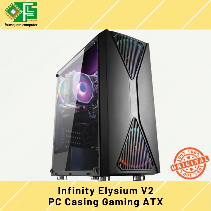 Jual PC Casing Gaming Infinity Elysium V2 | Casing Komputer ATX dan ...