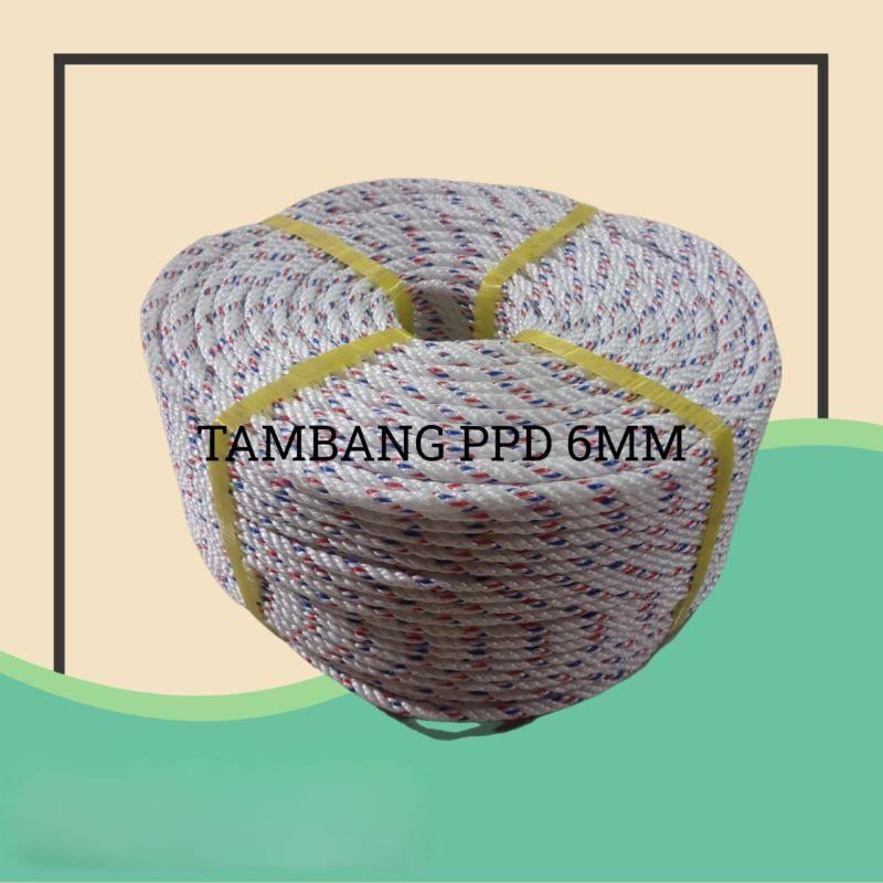 Jual TALI TAMBANG PPD 4 5 6 7 8 9 10 12MM / TALI IKAT MOBIL / IKAT TRUK ...