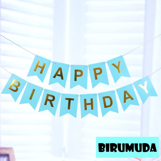 Jual OSM JKT 5564 Banner Happy Birthday / Bendera Ulang Tahun ...