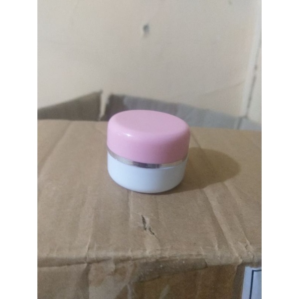 Jual Pot Krim 15gr pink putih line silver (ps) | Shopee Indonesia