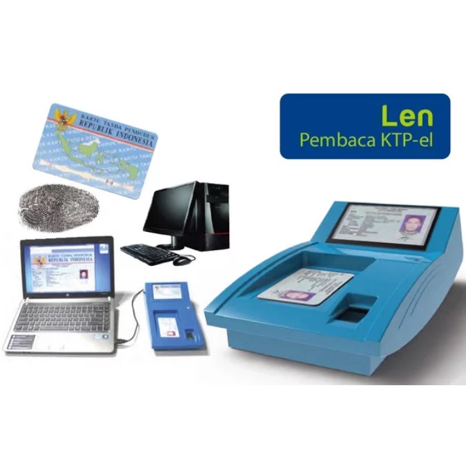 Jual Len Reader E Ktp Lencrd Ektp 01 Pembaca Ktp Elektronik Shopee Indonesia