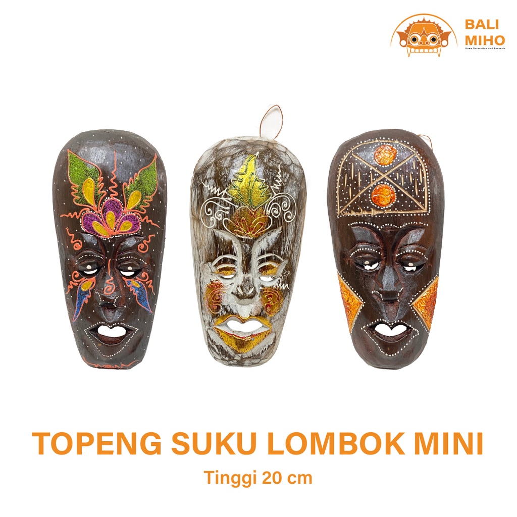 Jual Dekorasi Dinding Topeng Suku Lombok Mini Ukuran 20 cm - Dekorasi ...