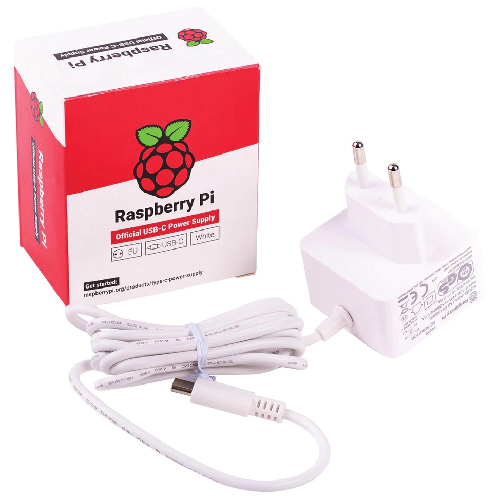 Jual Adaptor Raspberry Pi 4 Original Adapter 5.1V 3A Official Type C ...