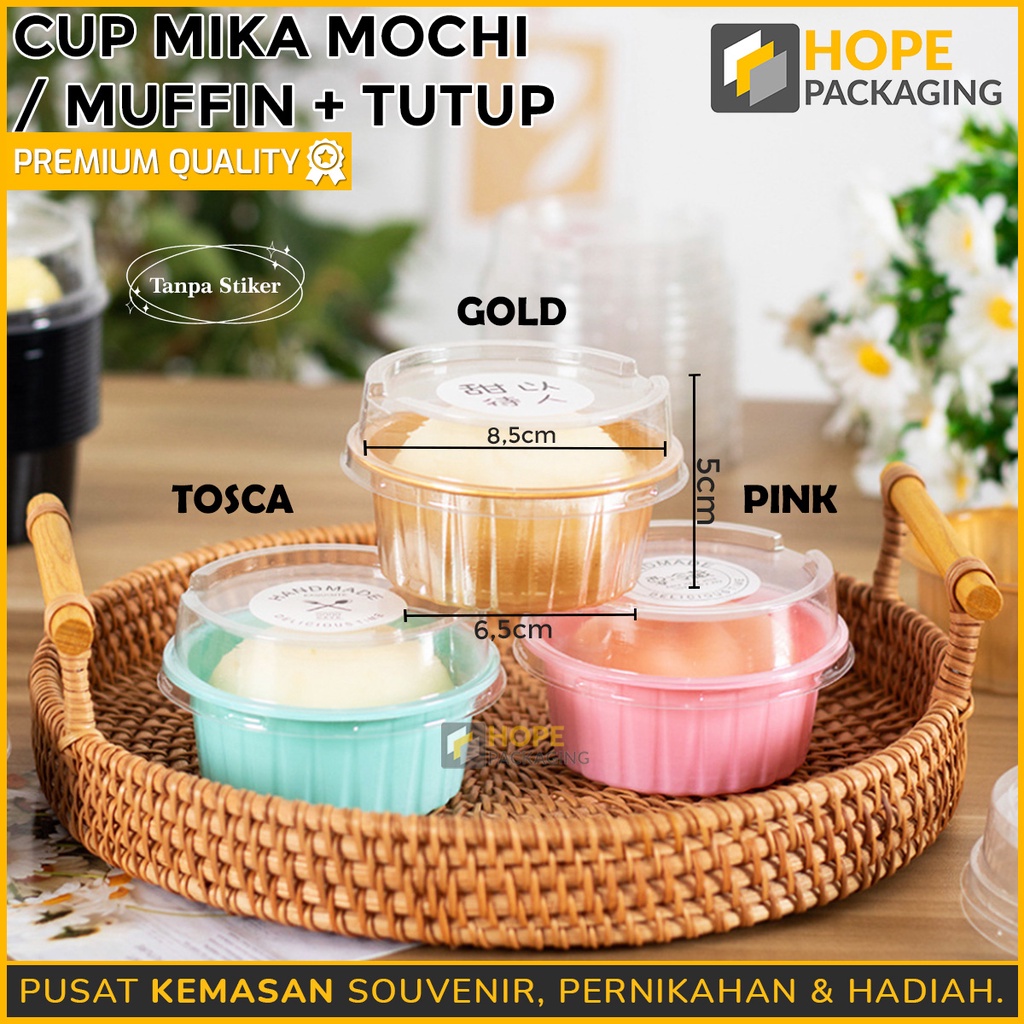 Jual [Harga / 5 pcs] Cup Dessert Aluminium Foil / Tray Mika Mochi ...