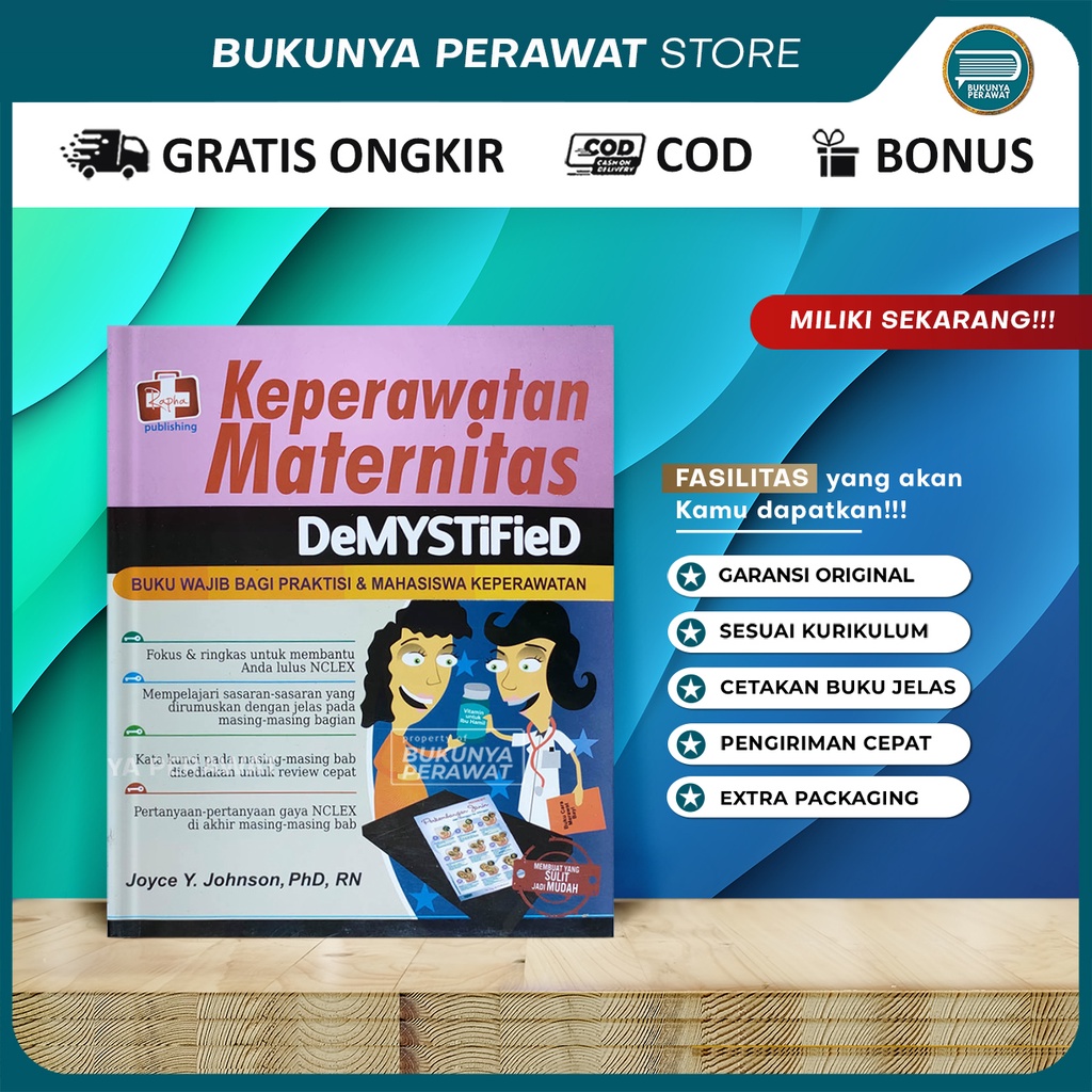 Jual BUKU KEPERAWATAN MATERNITAS DEMYSTIFIED - TEORI SUPER LENGKAP (ORIGINAL) | Shopee Indonesia