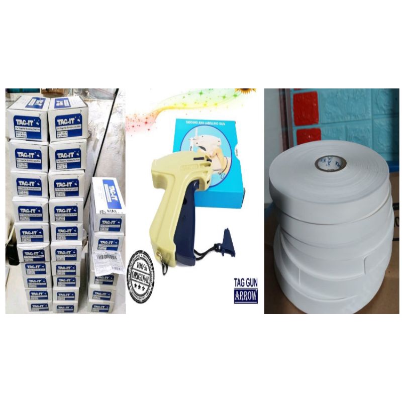 Jual 1 Paket PENANDA PAKAIAN LAUNDRY / TAG GUN / TAG PIN / PITA LAUNDRY ...