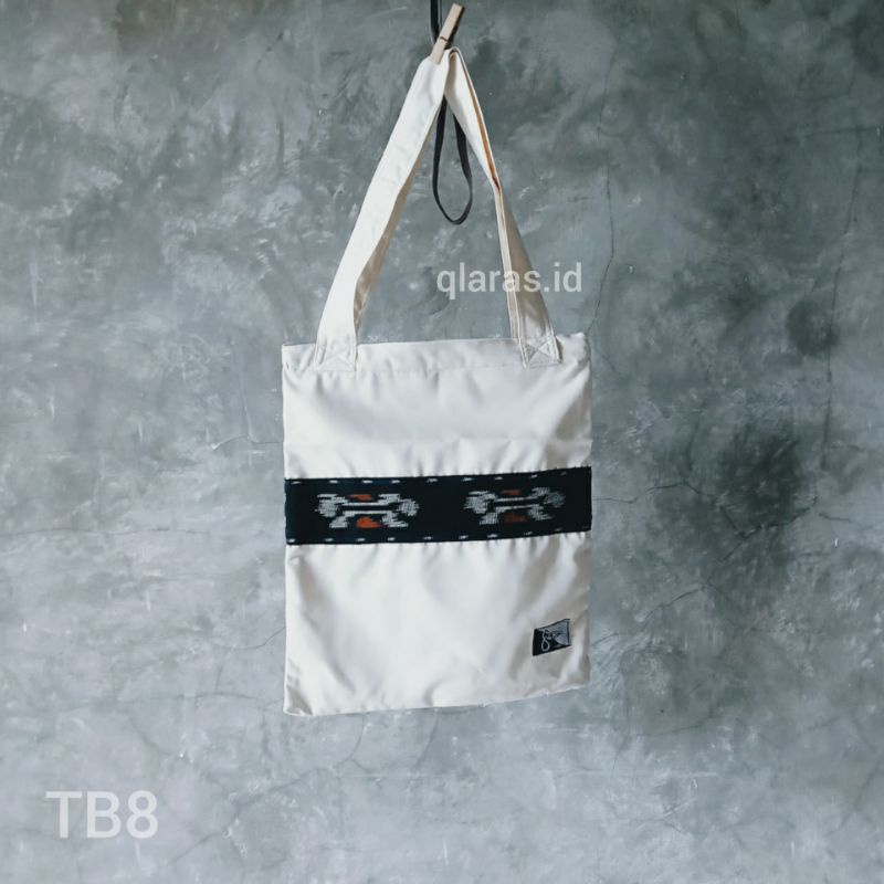 Jual Totebag tenun// totebag kombinasi tenun// tas tenun// tas laptop ...