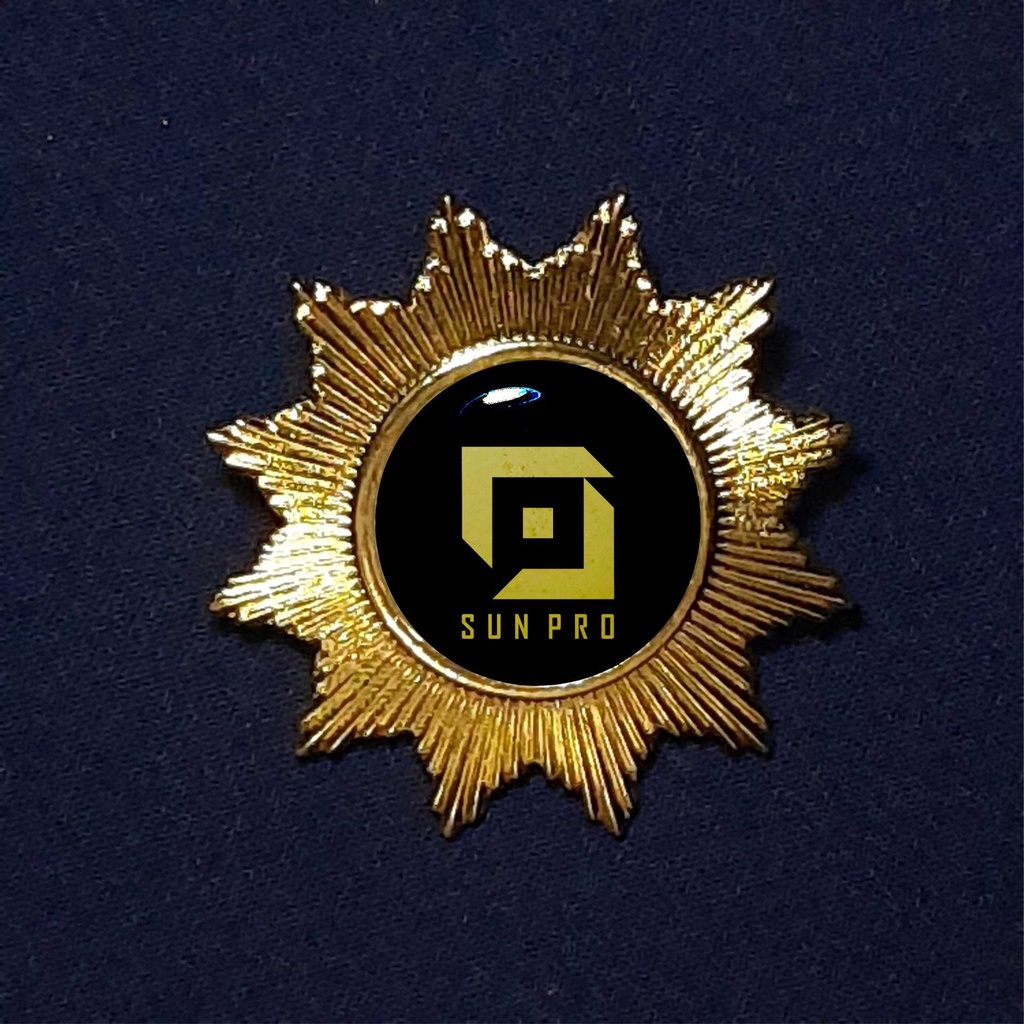Jual Pin Lencana Custom Bahan Logam Cor Warna Gold (Emas) | Shopee ...
