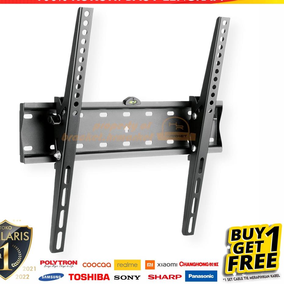 Jual Bracket TV 32 - 60 Inch Cocok Semua Merk Tebal 2 Arah Nunduk ...