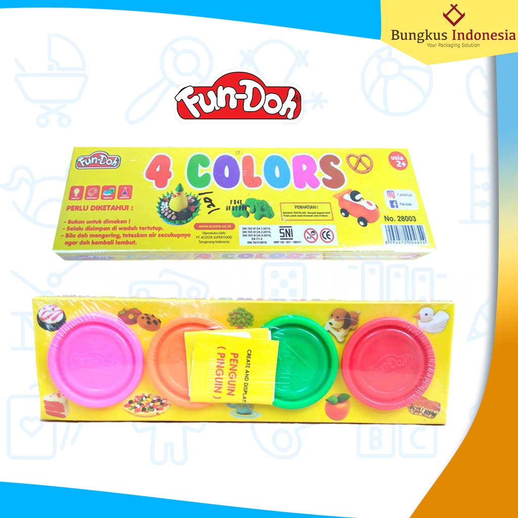 Jual Mainan lilin playdoh playdough Fundoh Combo 10 warna | Shopee ...