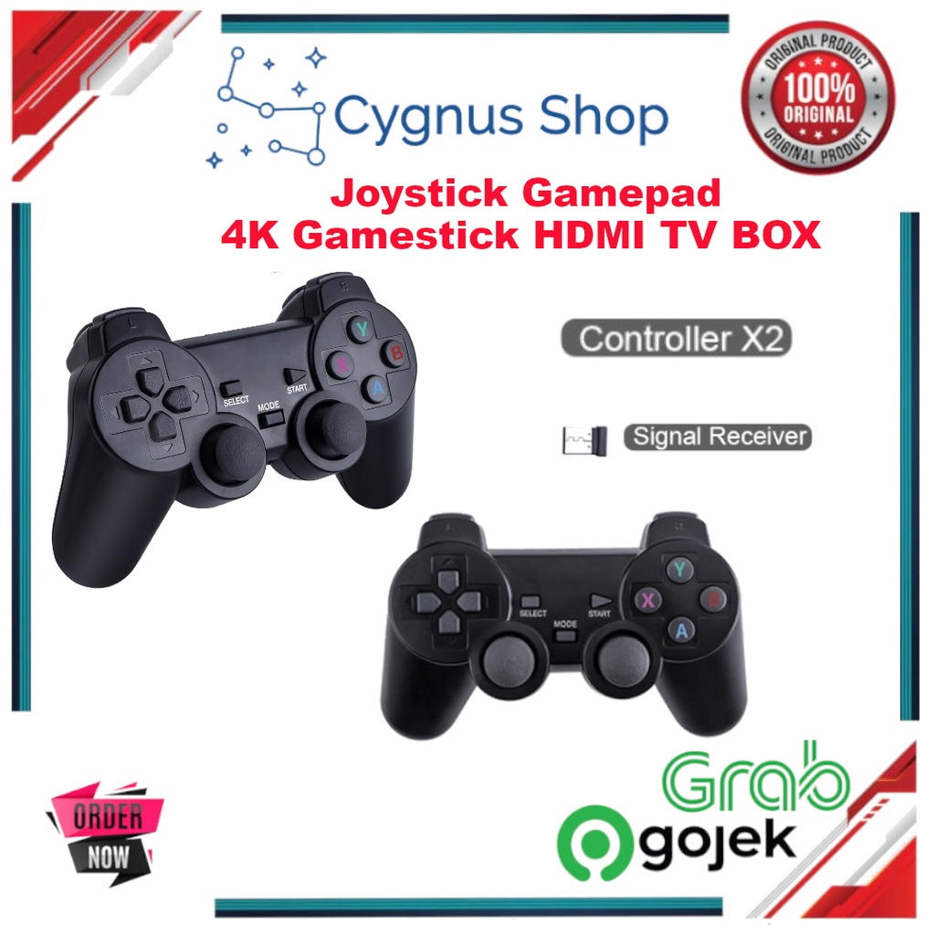 Jual Wireless Gamepad Gaming Joystick Controller For 4K Game stick and ...