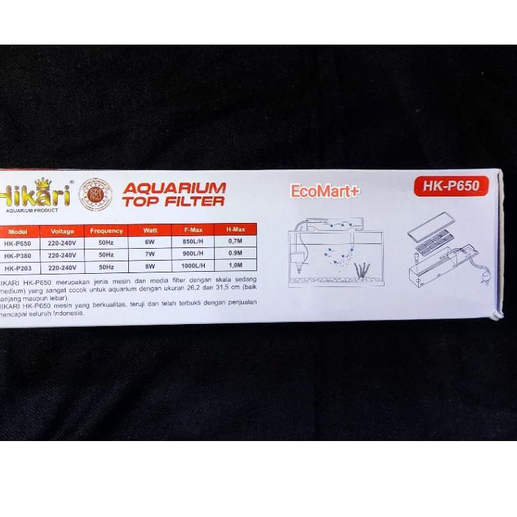 Jual Pasti Ada Filter Set Hikari 650 HK P 650 ( BOX FILTER SET ...