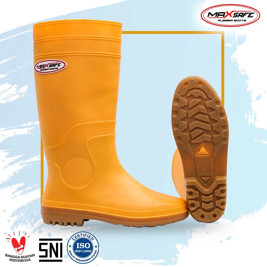 Jual Sepatu Boot Panjang Toyobo MaxSafe 8808 Kuning | Shopee Indonesia