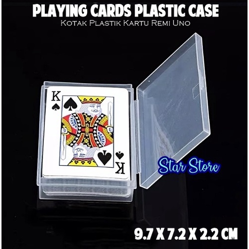 Jual Playing Cards Plastic Case Storage Box / Kotak Kartu Remi Basket ...