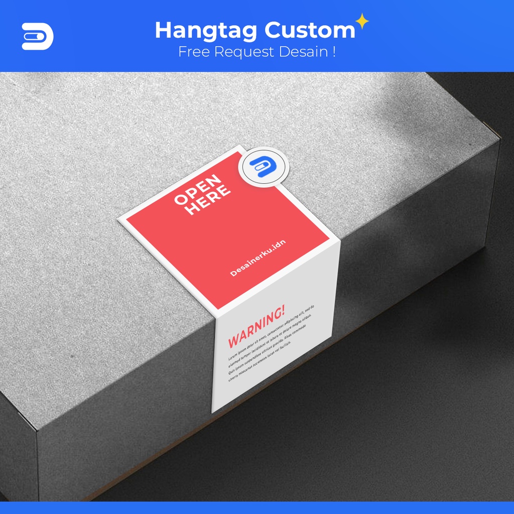 Jual STICKER SEGEL BOX /STICKWE SEGEL BOX/STICKER BOX PACKAGING/STICKER ...