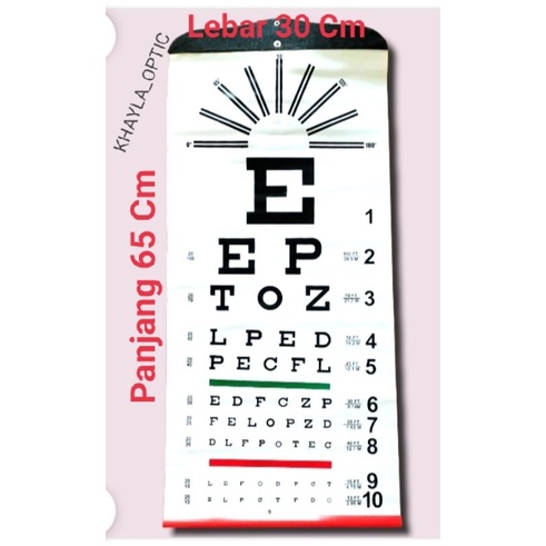 Jual SNELLEN E CHART ALFABET BISA DIGULUNG MURAH MERIAH | Shopee Indonesia