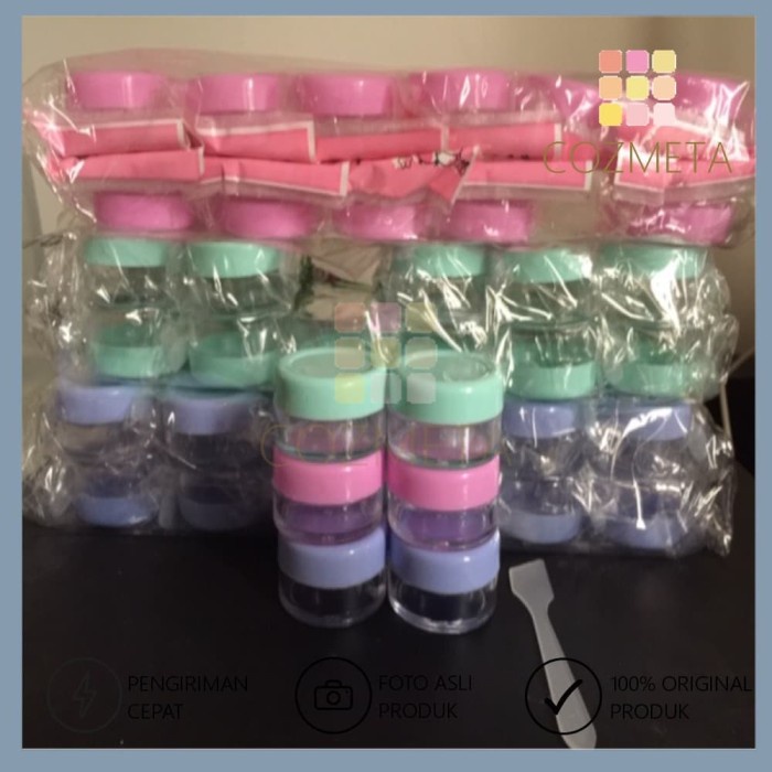 Jual Receptacle Cream Pot Tempat Cream Krim Kosong Isi 24Pc | Shopee ...