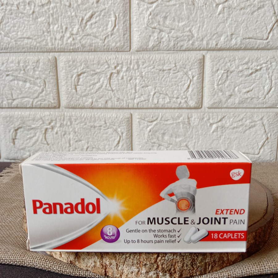 Jual PANADOL EXTEND FOR MUSCLE & JOINT PAIN 18 TABLETS ORIGINAL ...