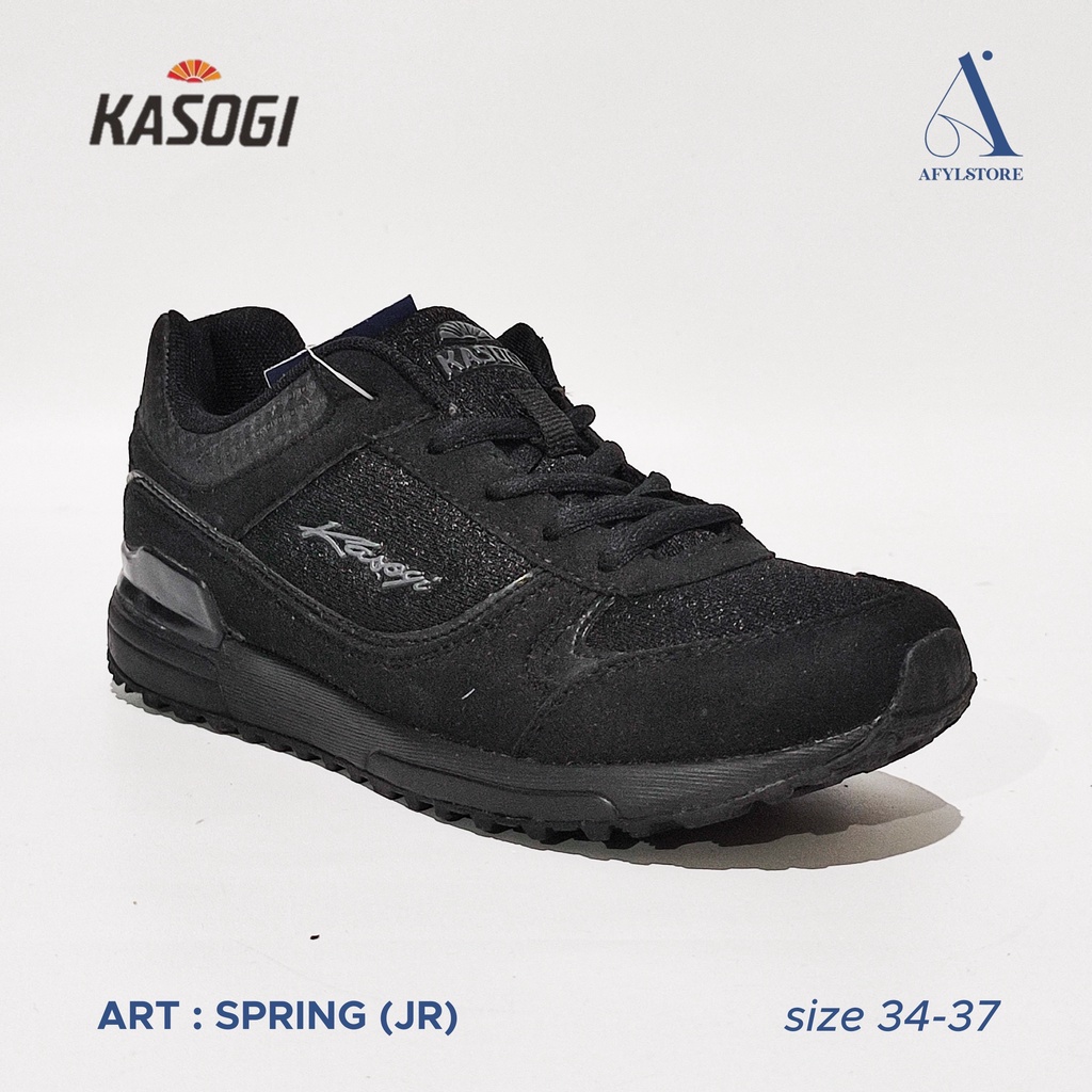 Jual [ORIGINAL] Sepatu Sekolah Anak Kasogi Spring JR - Hitam | Shopee ...